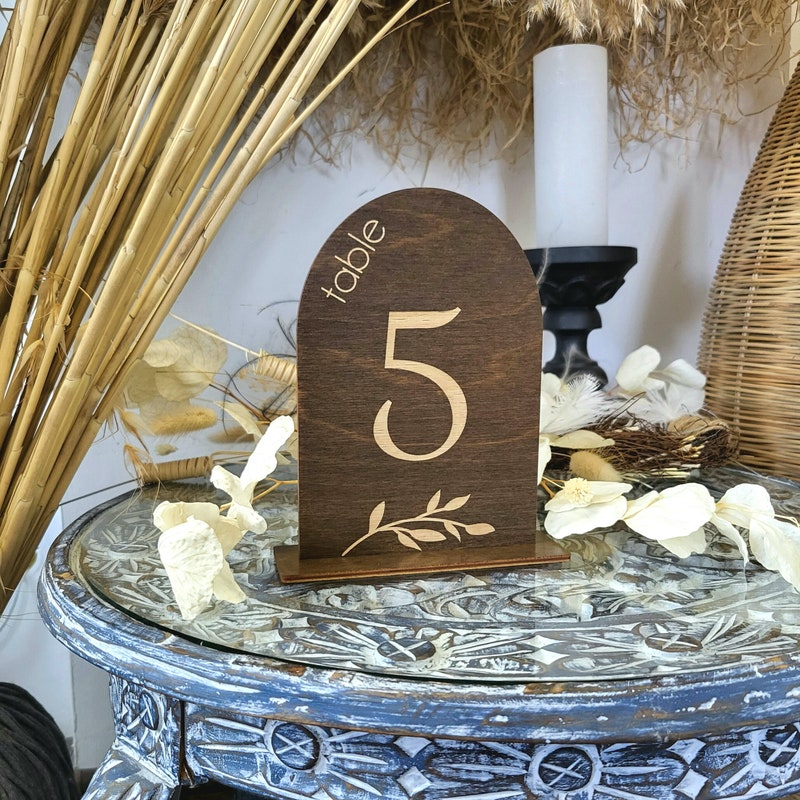 Rustic Table Numbers - Etsy