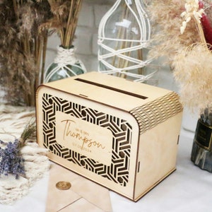 Personalized Box for Cards Wedding Card Box Drop Box Wedding Welcome ...