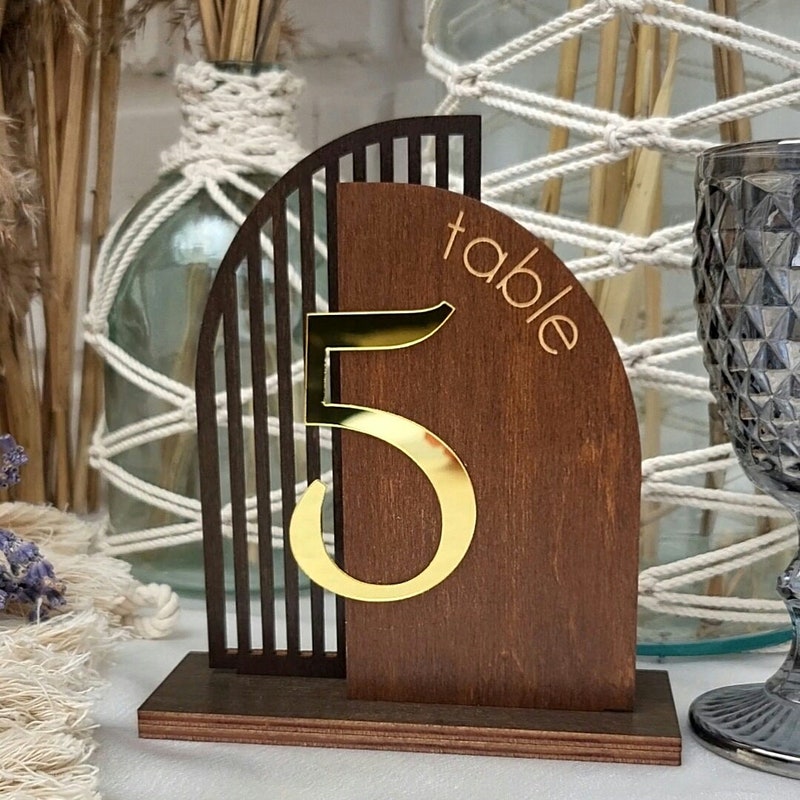 Rustic Table Numbers - Etsy