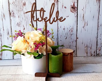 Rustic Table Numbers - Etsy