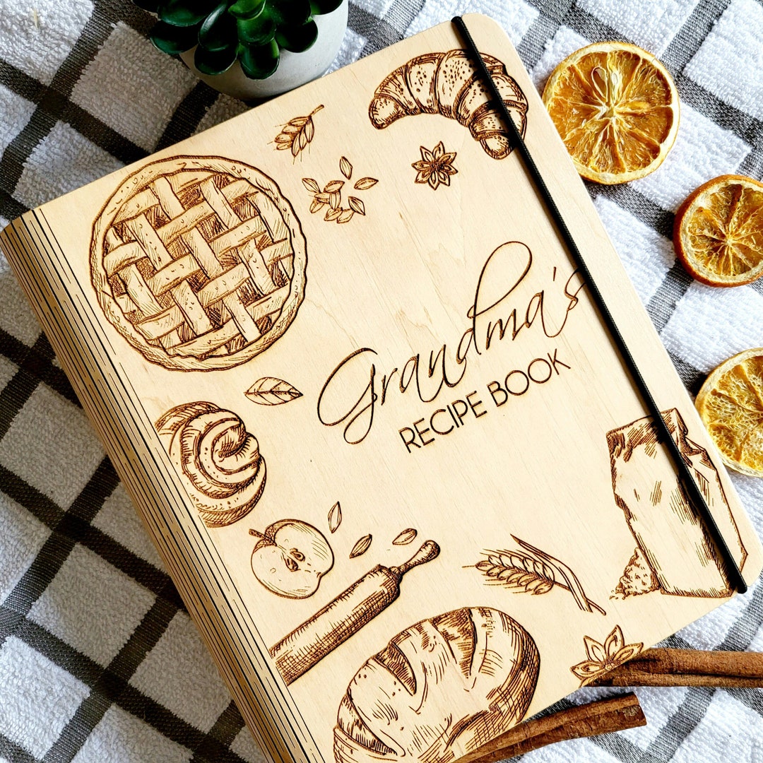 Recipe Journal Personalized Cookbook Christmas Gift Custom Cookbook ...