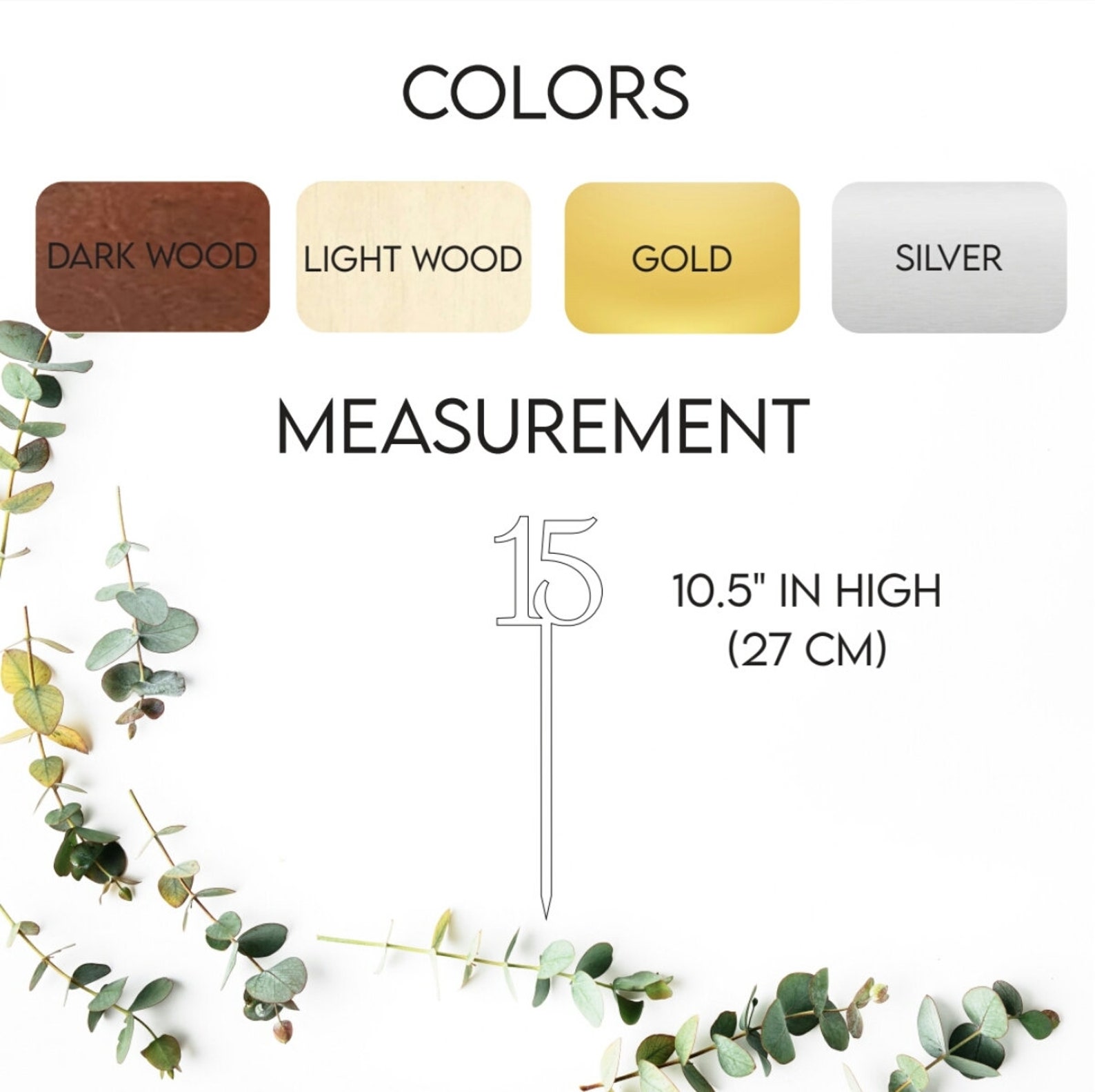 Wedding Table Numbers Stick Wooden Table Numbers Calligraphy Table ...