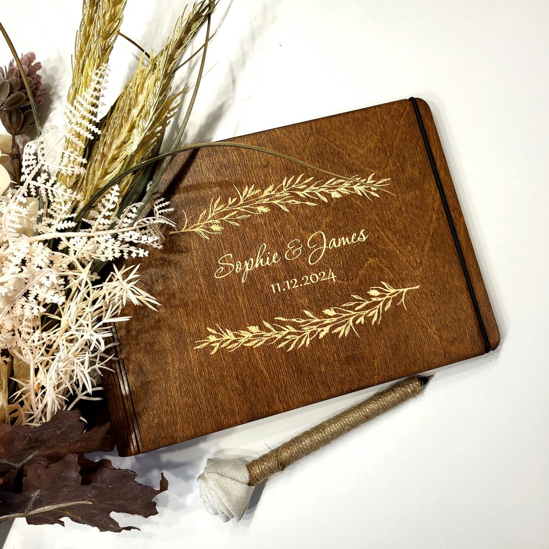 Custom Guest Book Guest Signs Book Wedding Album Wedding Guest Book ...