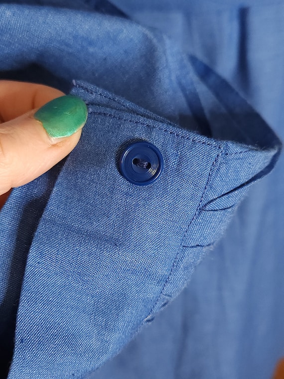 Bleu La La! - 1940s 40s French Deadstock NOS Waitress… - Gem