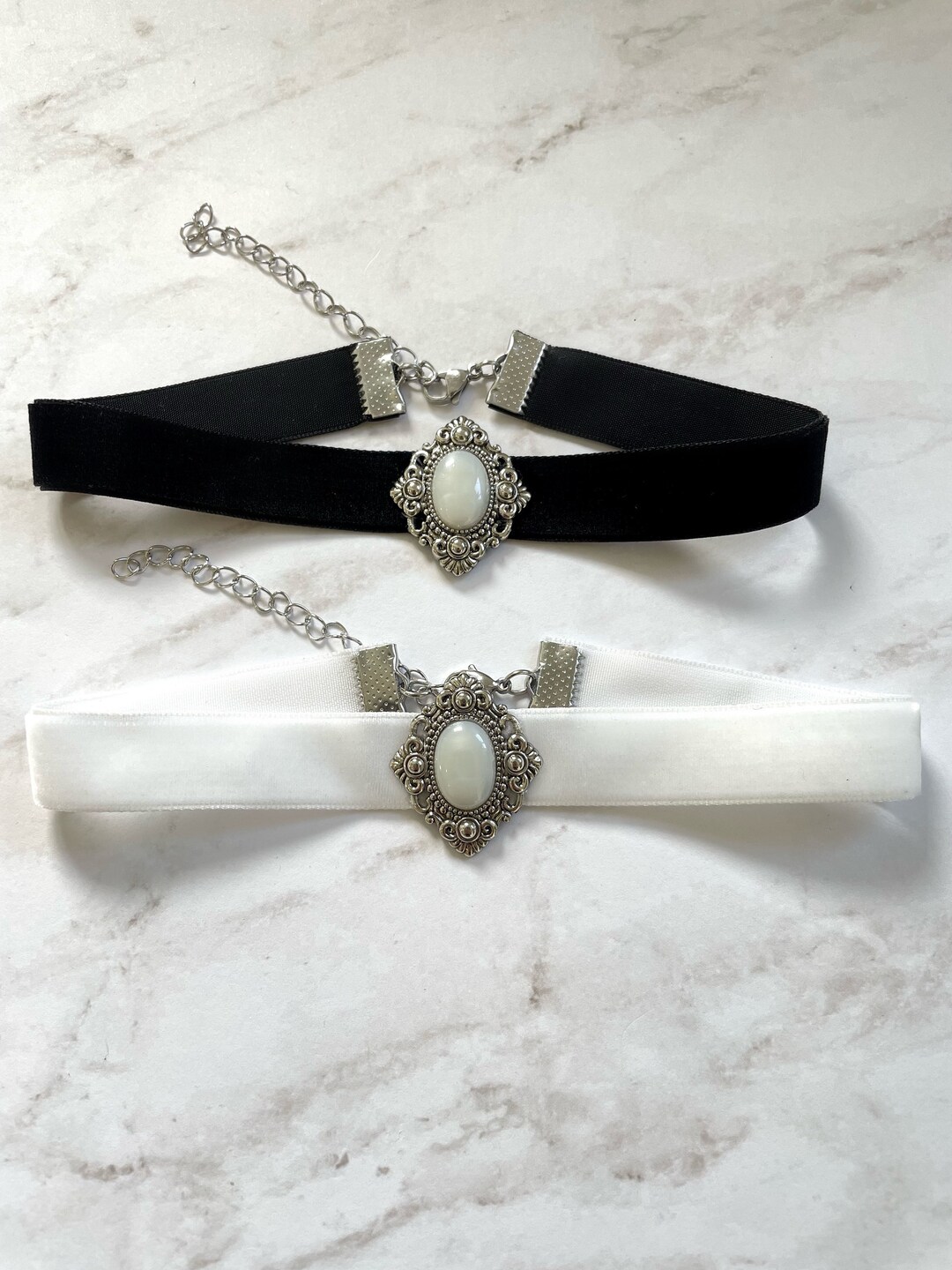 Velvet Chokers/ Victorian Choker/ Edwardian Necklace / Gothic Choker ...
