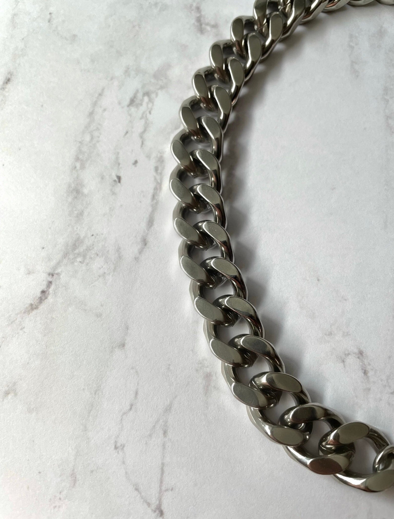 Ultra Chunky Chain Choker Stainless Steel Jewelry Thick - Etsy