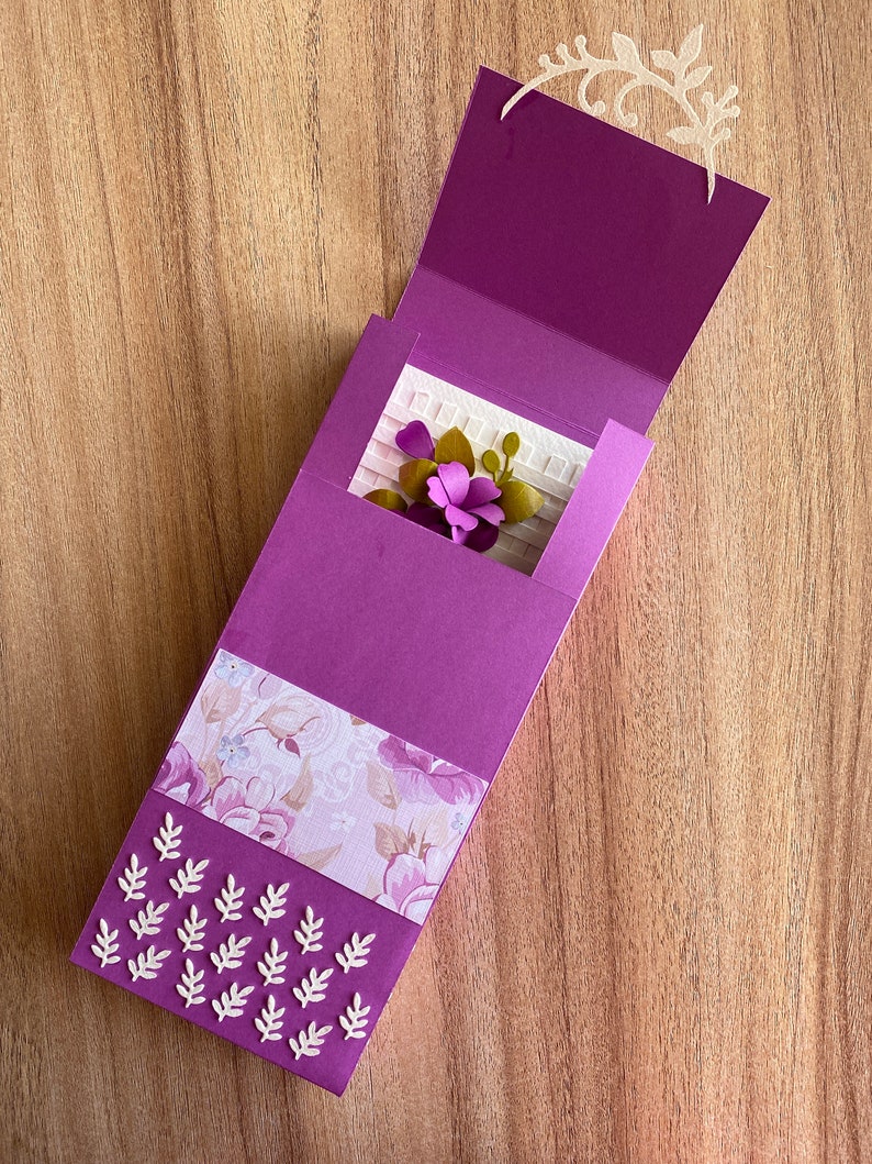 Blank Quilling Customised Greeting Card With Boxed Envelopes Size-8x3.5 ...