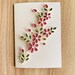 Set of 2 Quilling Blank Floral Greeting Card , Christmas Greeting Cards ...