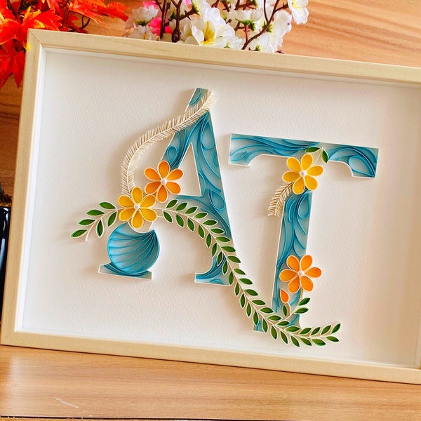 Quilled Monogram - Etsy