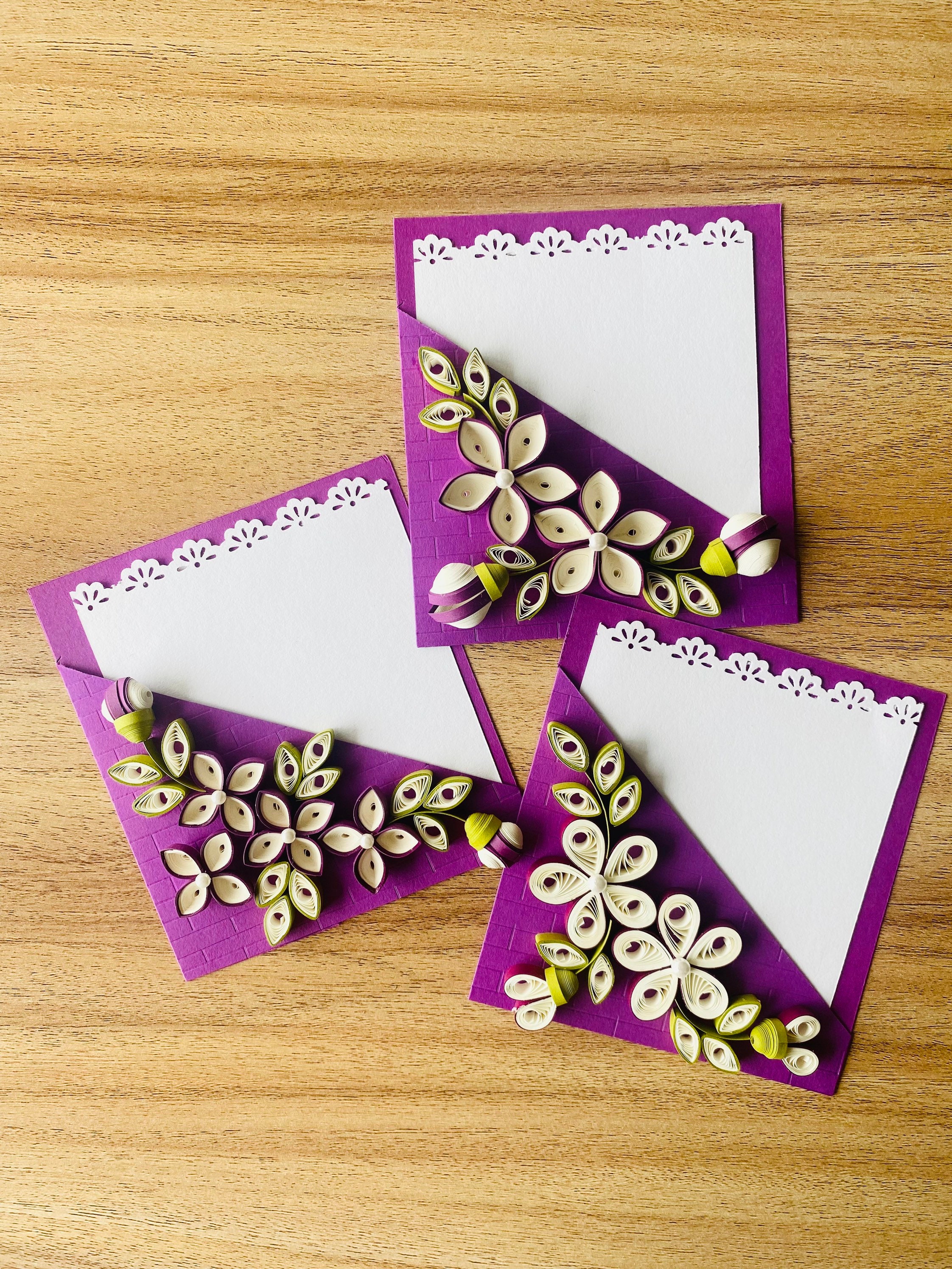 Simple Quilling Designs For Envelopes