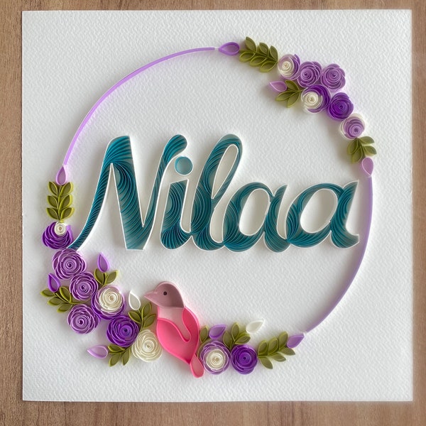 Quilling Name - Etsy