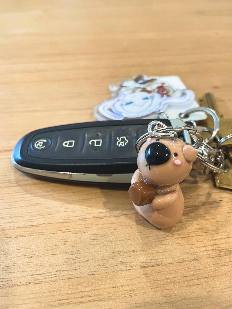 Square Poop | Wombat | Handmade Polymer Clay | Keychain - Etsy