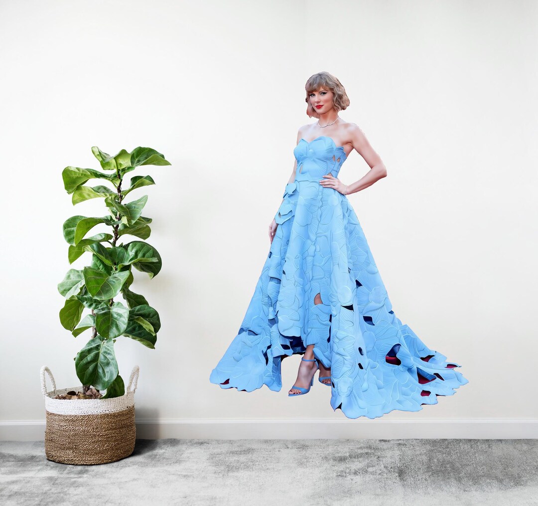 Star Singer Taylor Life Size Wall Decal Sticker - Etsy
