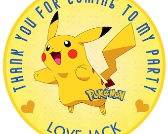 Pikachu Thank You - Etsy