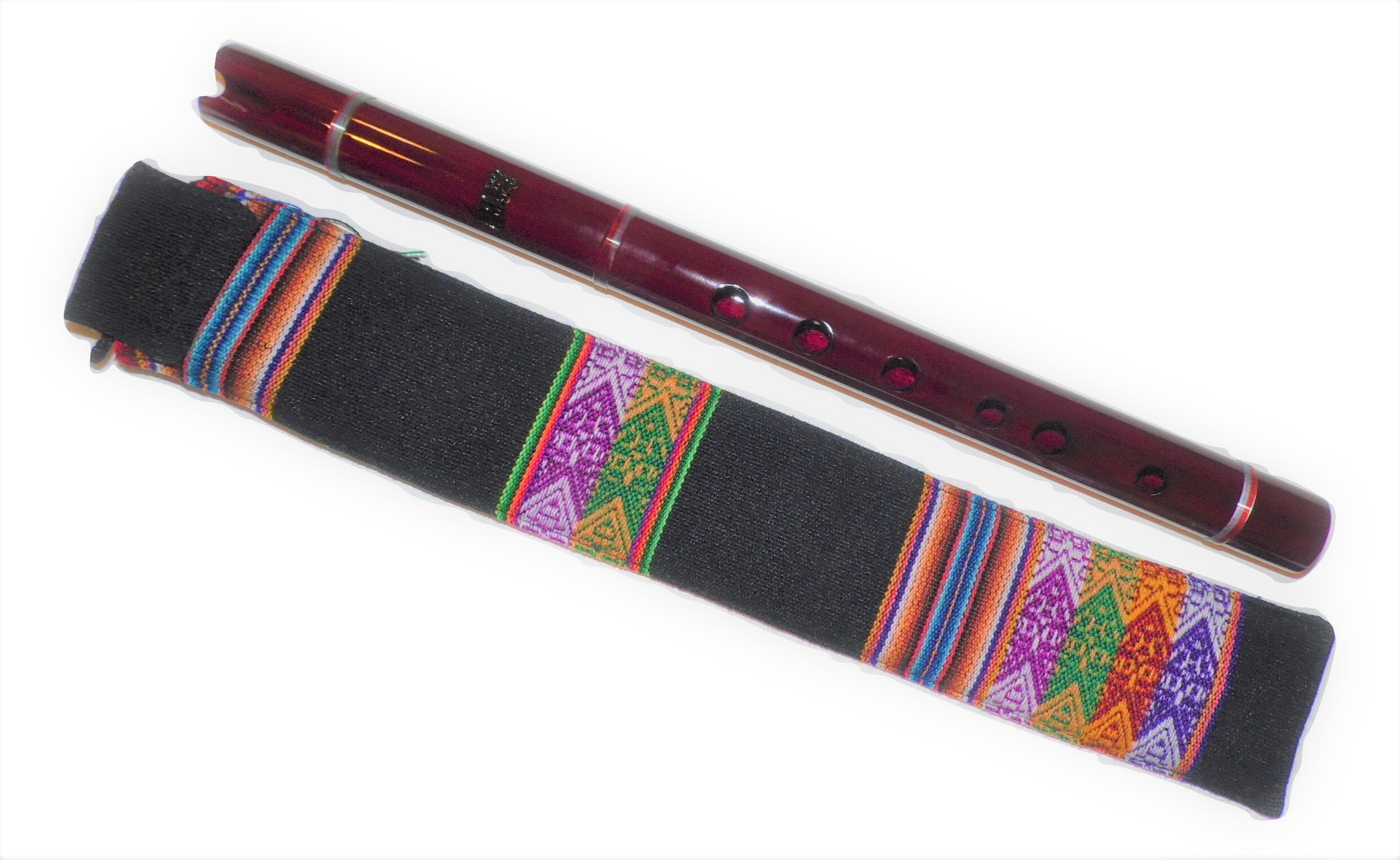 Peruvian Wooden Burgundy Quena Flute - G Major - Etsy