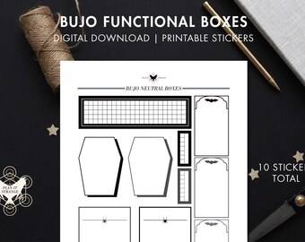 Goth Printable Stickers - Etsy