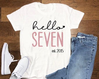 Hello Seven Shirt - Etsy