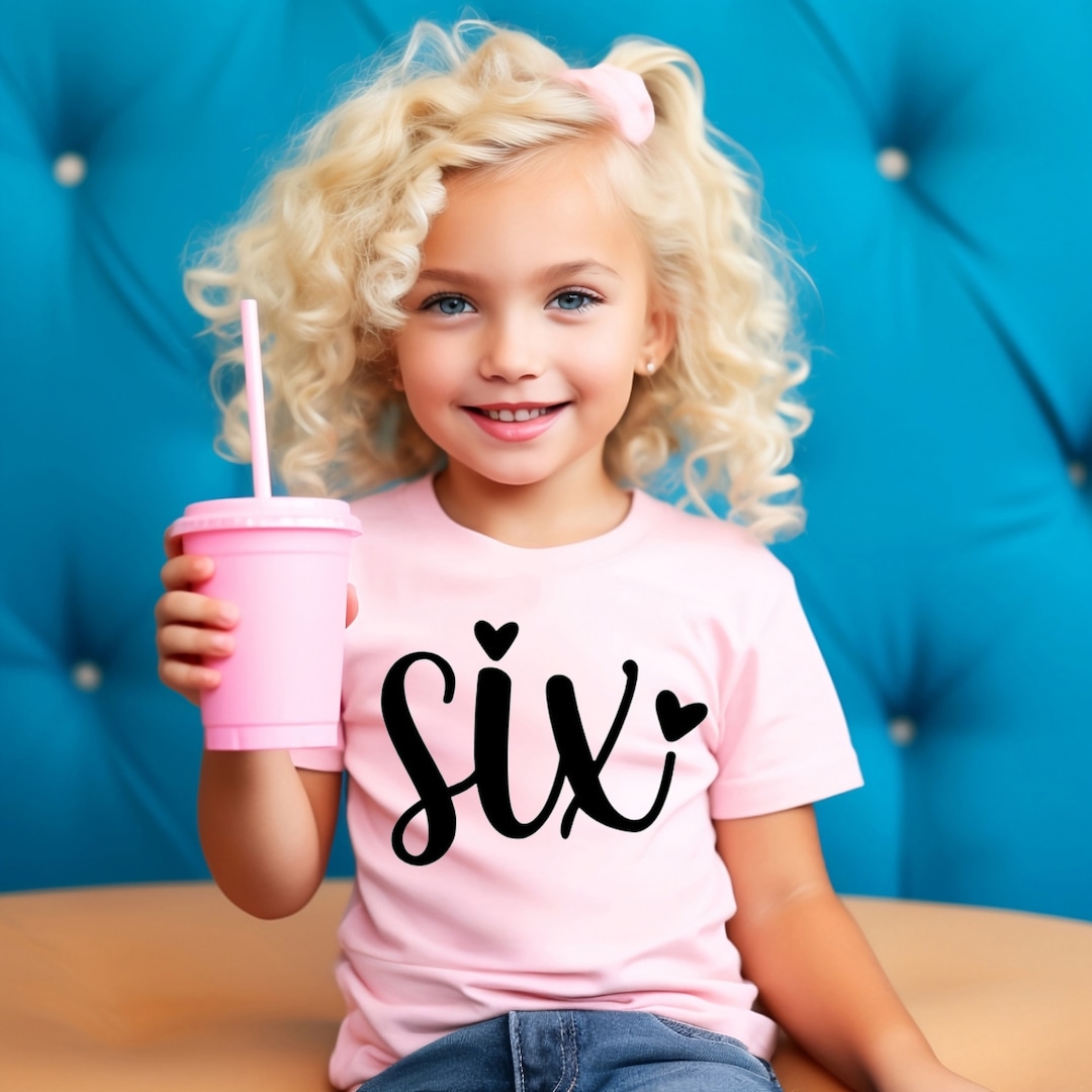 6th Birthday Girl, Sixth Birthday Shirt, Six Birthday Shirt, Sixth ...