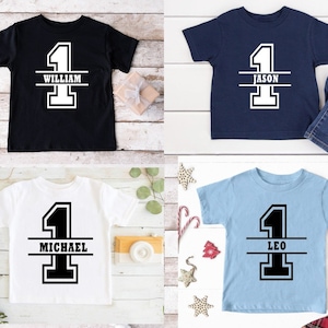 1st Birthday Personalised Kids Shirt Birthday / First Birthday Shirt ...