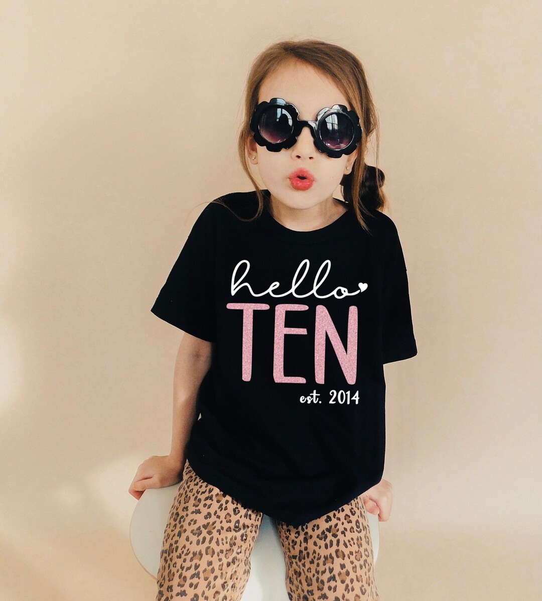 Hello Ten Birthday Shirt - 10th Birthday Shirt - Hello 10th - Birthday ...