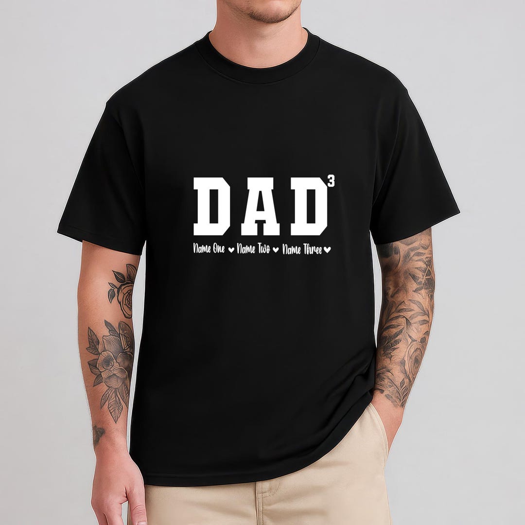 Custom Dad Shirt, Dad Shirt With Names, Personalized Dad Shirt, Custom ...