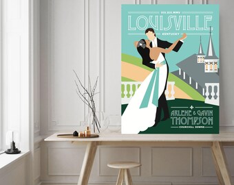 Custom Vintage Wedding Poster - Etsy