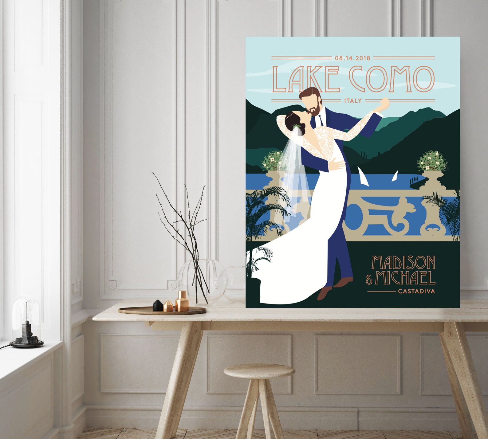 Custom Vintage Wedding Poster - Etsy