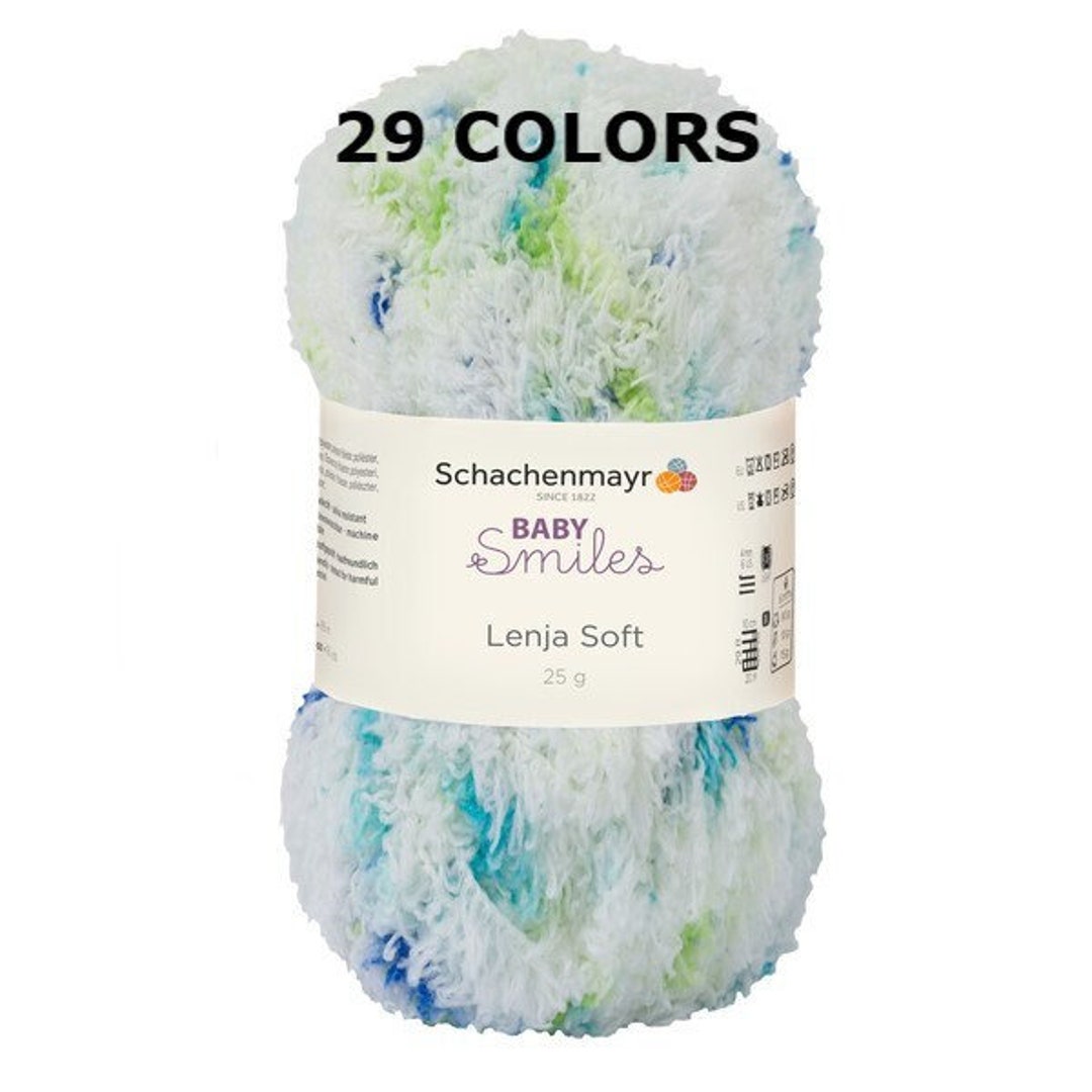 25g/85m / SMC Baby Smiles Lenja Soft / Polyester Yarn / Baby Yarn - Etsy