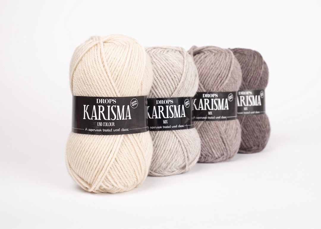 DROPS Karisma Superwash Wool Yarn: 8ply DK, 50g (109 Yds) - Etsy