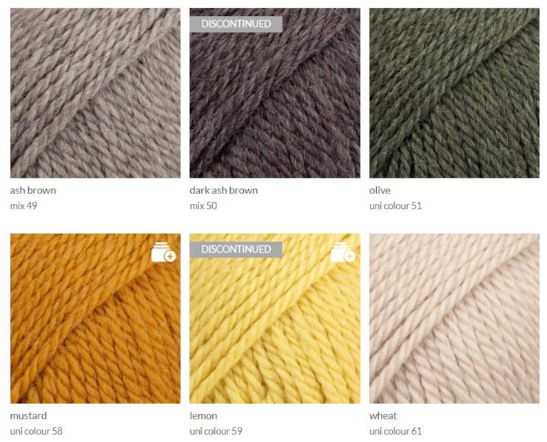 DROPS Alaska Wool Yarn: Aran Worsted 50g/77yds - Etsy