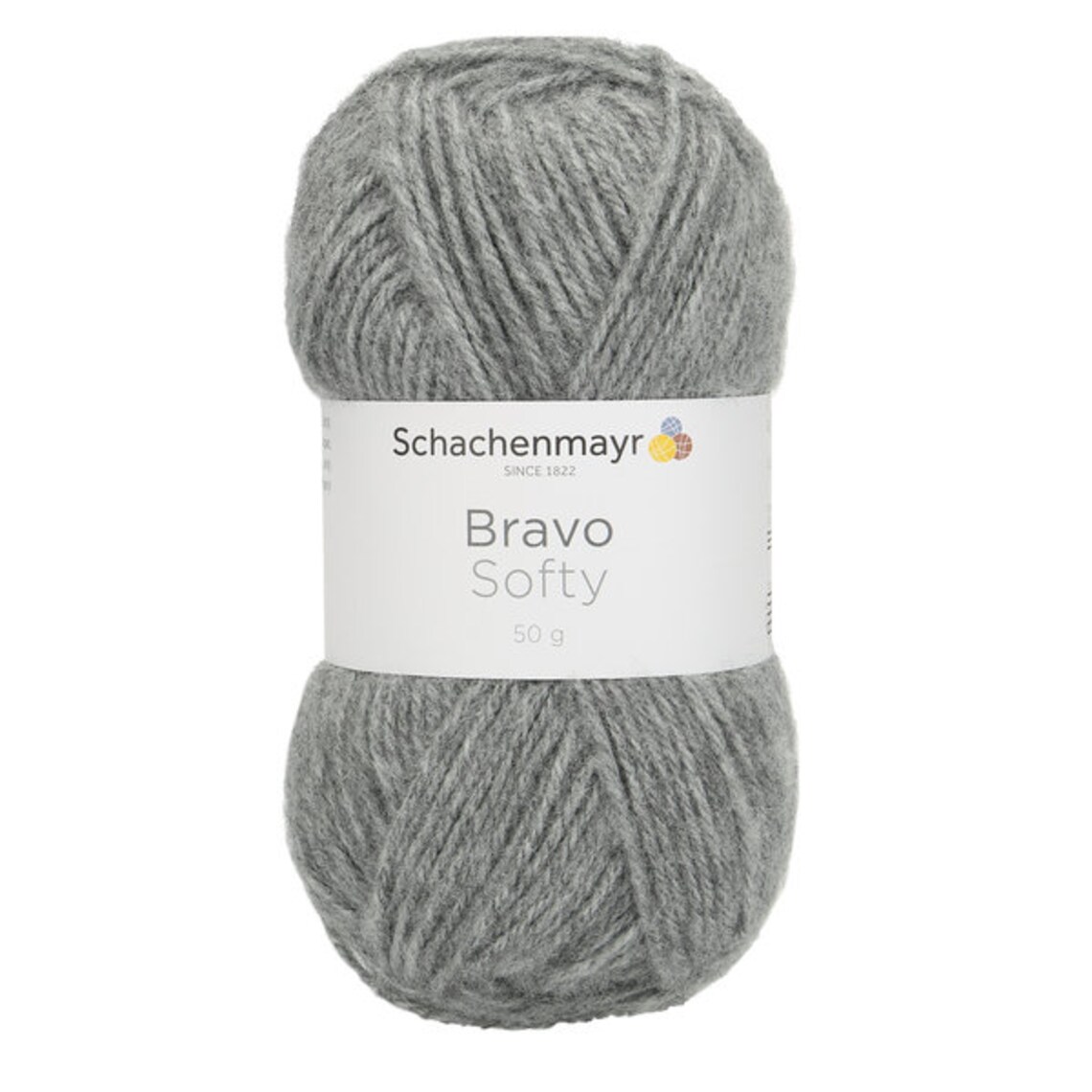 Schachenmayr BRAVO SOFTY / Acrylic Yarn / Mottled Light Grey - Etsy
