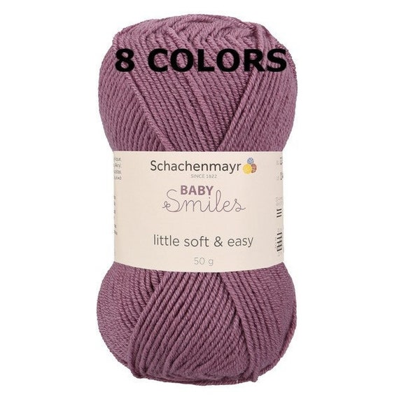 50g/125m / SMC Baby Smiles Little Soft & Easy / Acrylic Yarn / - Etsy