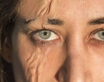 Scar Wound Prosthetic SFX Makeup Silicone Appliance - Etsy