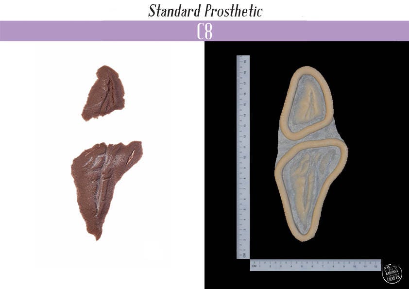 Silicone Prosthetic Scar C8 Platinum Silicone Gel With Cap - Etsy UK