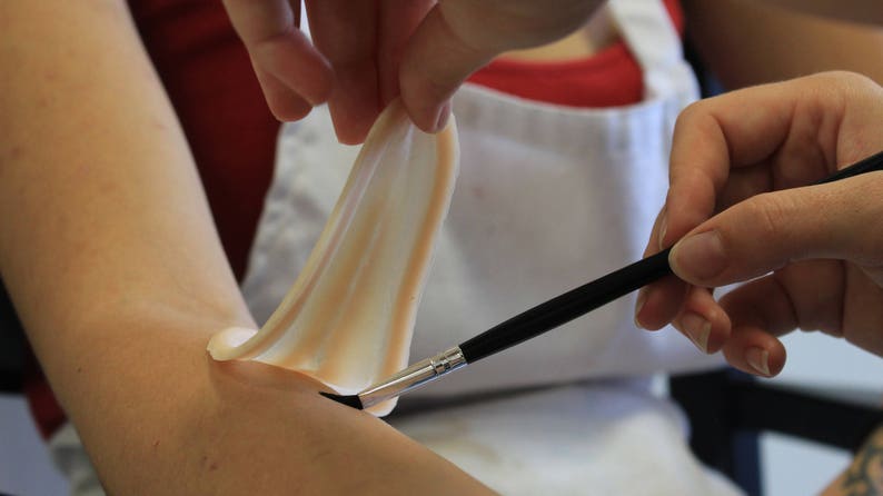 Silicone Prosthetic Werewolf Scratch C1 - Platinum Silicone Gel With ...