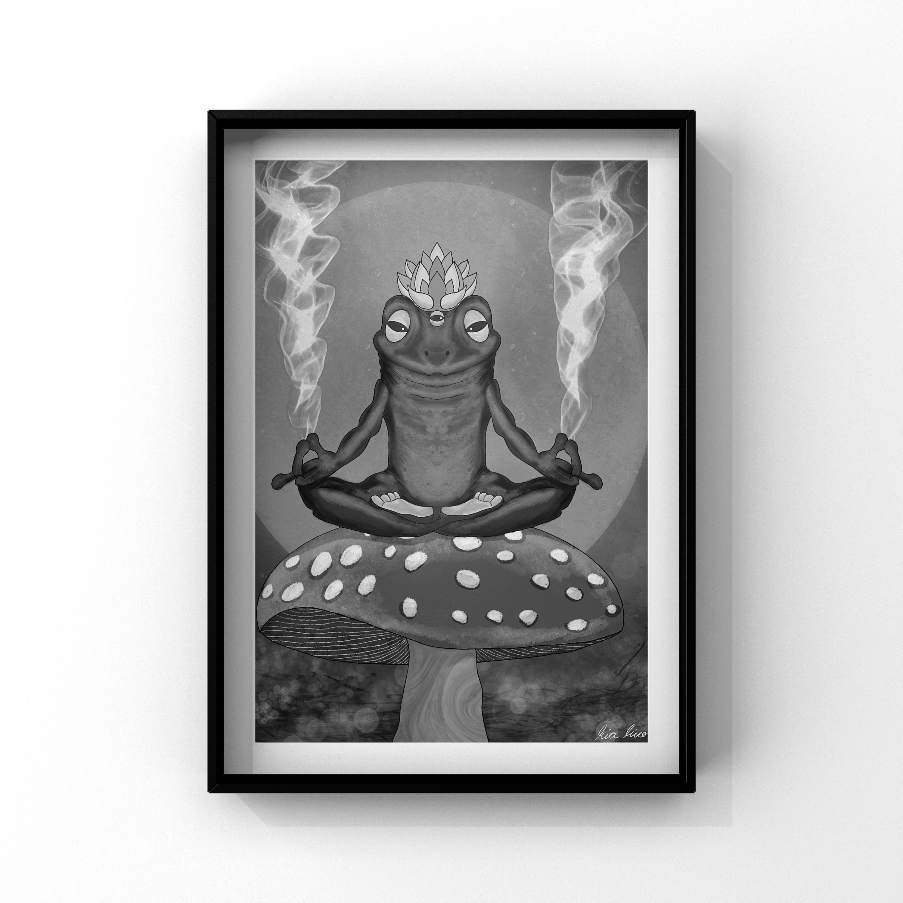 Zen Frog - Etsy