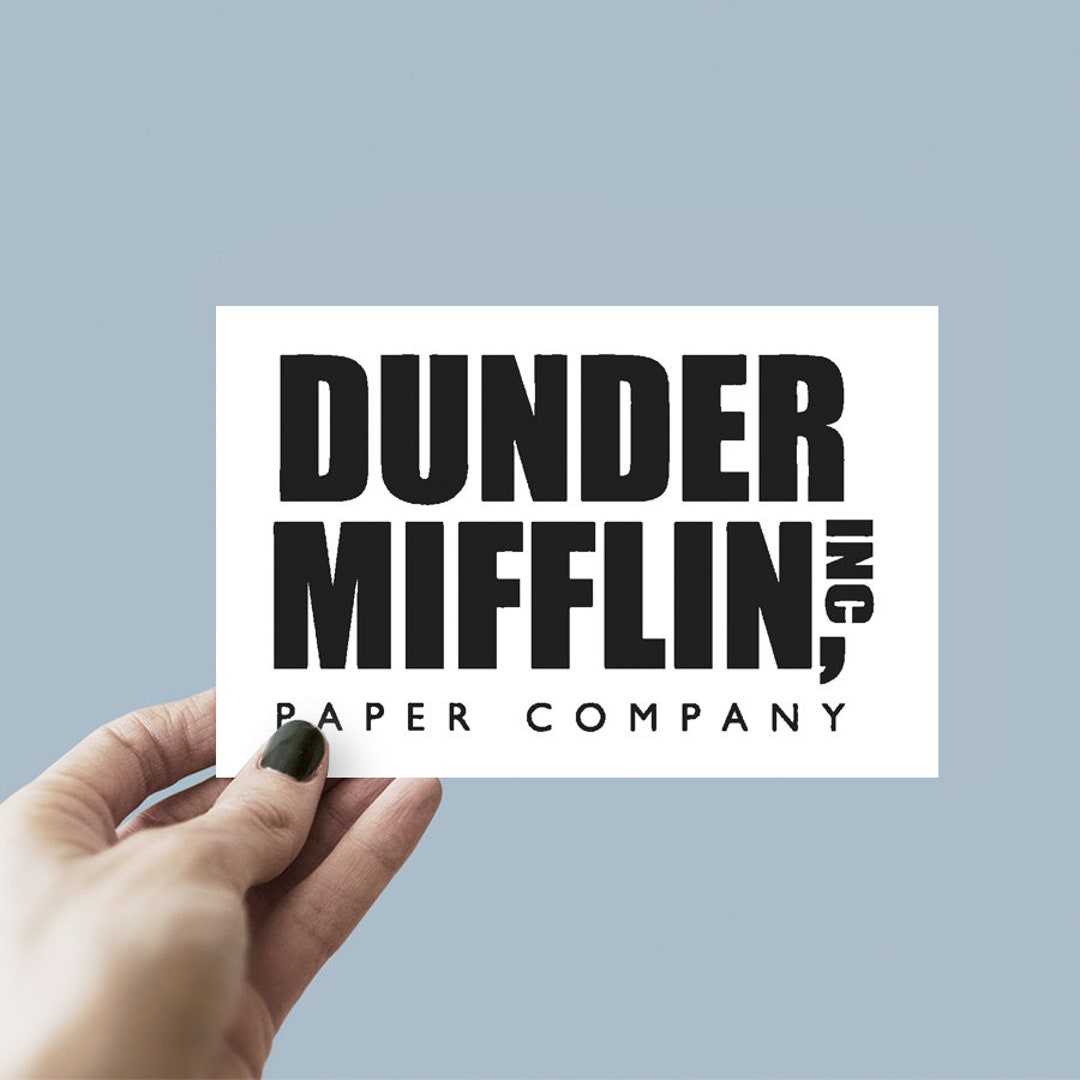 The Office- 12 Pack - Dunder Mifflin Postcard Set - Stationery Made in ...