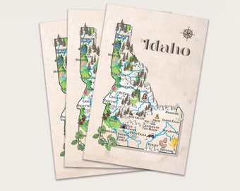Idaho Postcards | Etsy