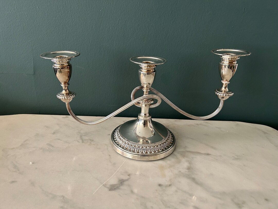 Silver Candelabra. Vintage Viners of Sheffield Silver Plated ...