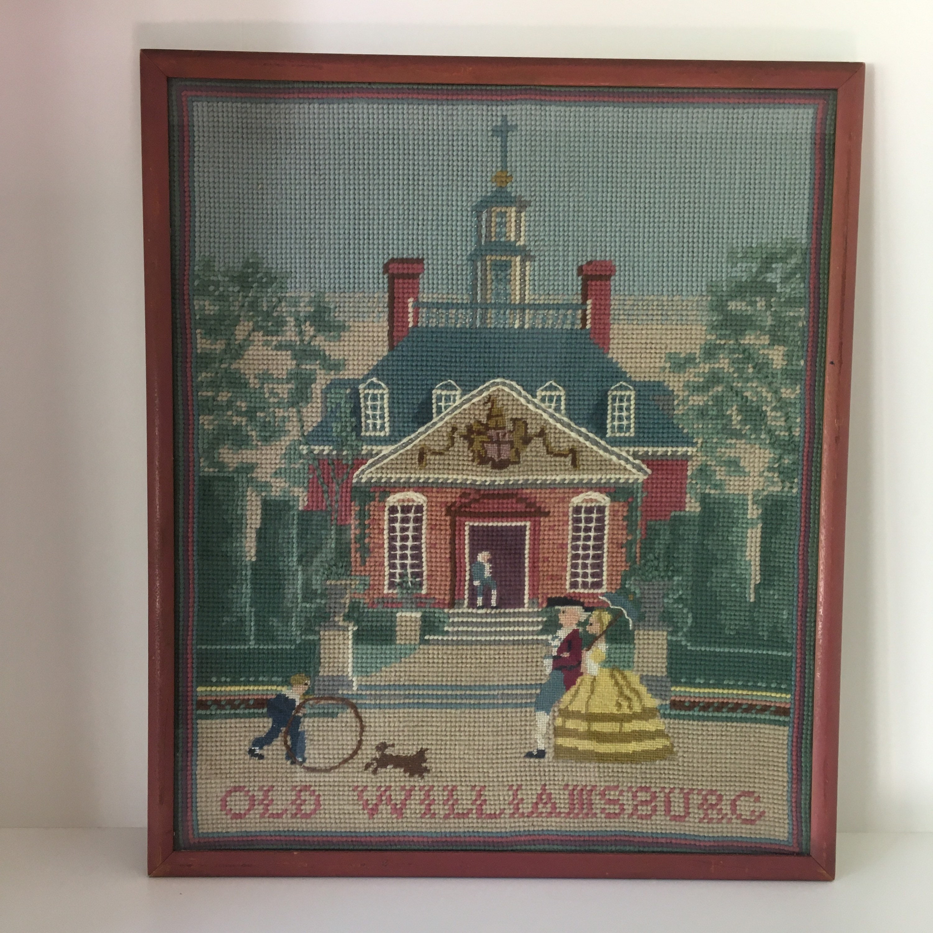 Colonial Williamsburg Needlepoint/ Tapestry. Governors - Etsy