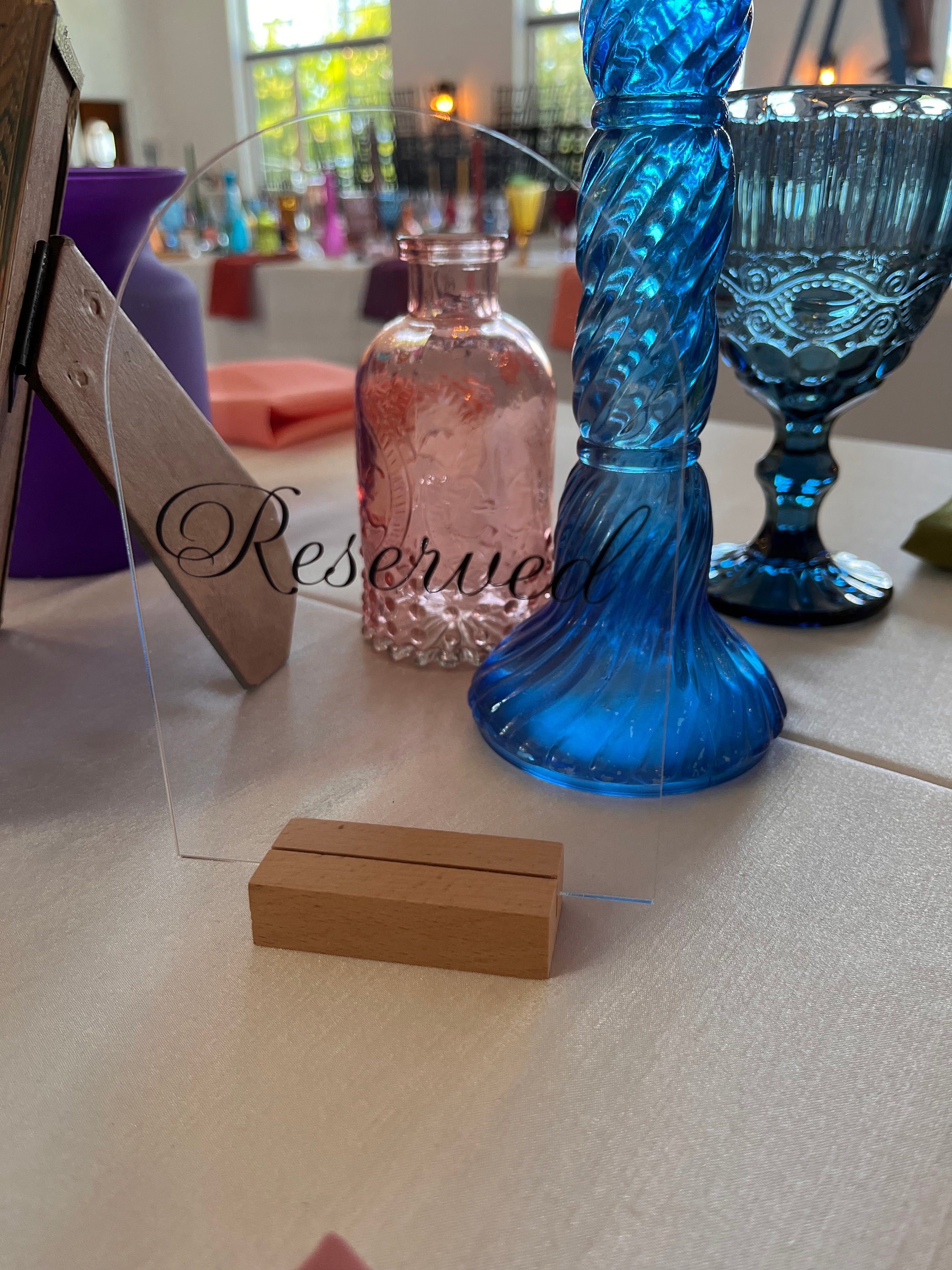 Reserved Acrylic Arch Signs - Etsy