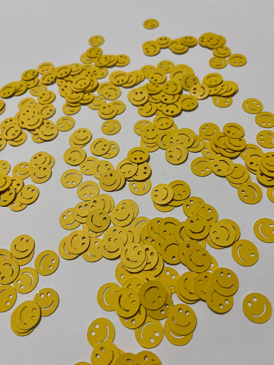 Smiley Face Confetti Handmade - Etsy
