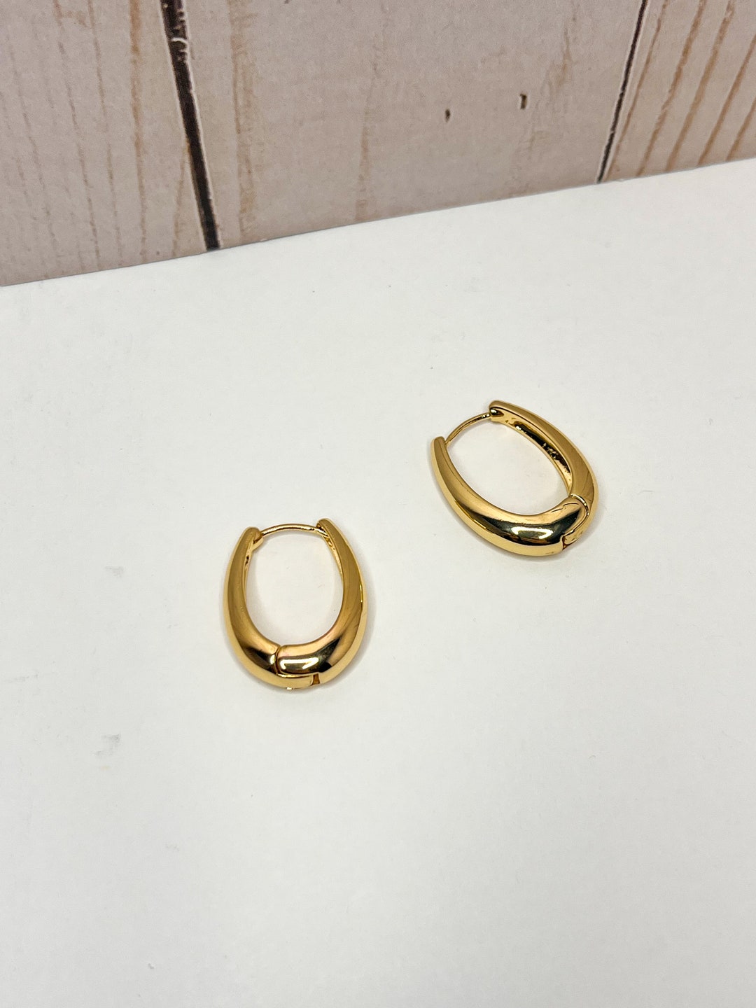 Simple Lever Back Hoop Earrings - Etsy