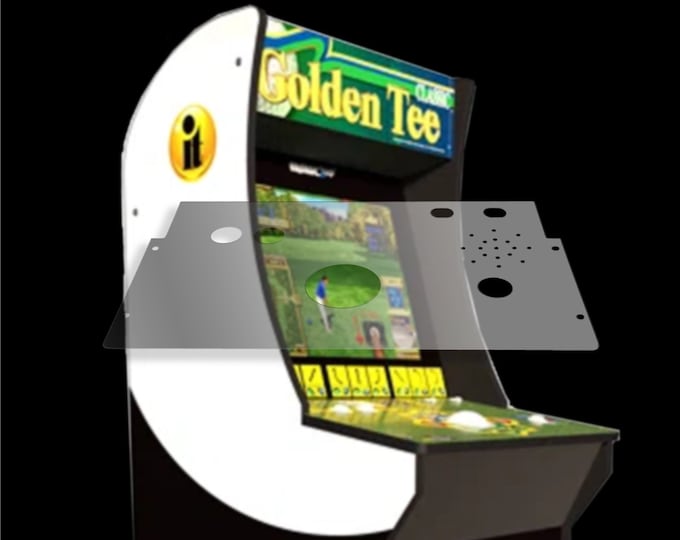 Arcade1up Cabinet Kickplate Graphics Golden Tee Golf Graphic Sticker ...