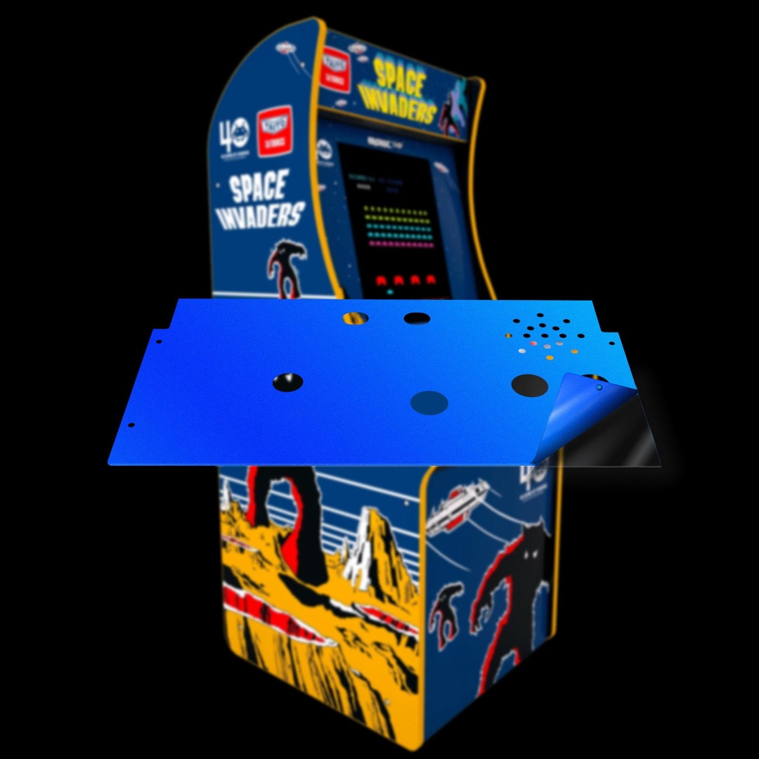 Arcade1up "space Invaders" Deck Protector Overlay - for the Arcade1up ...