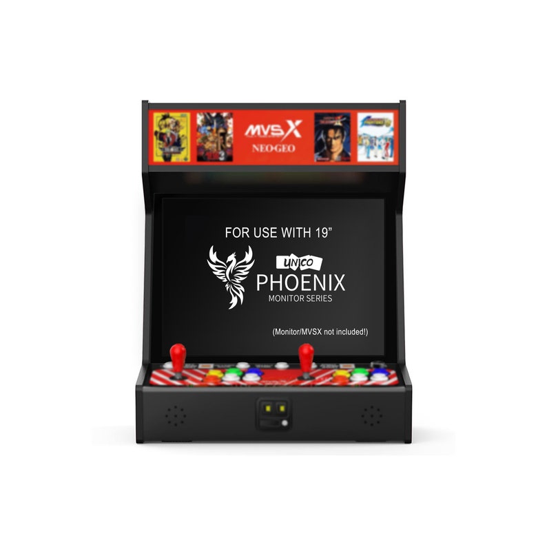 MVSX Classic NEOGEO 19" Inch Home Arcade Unico Monitor Mount and Glass ...