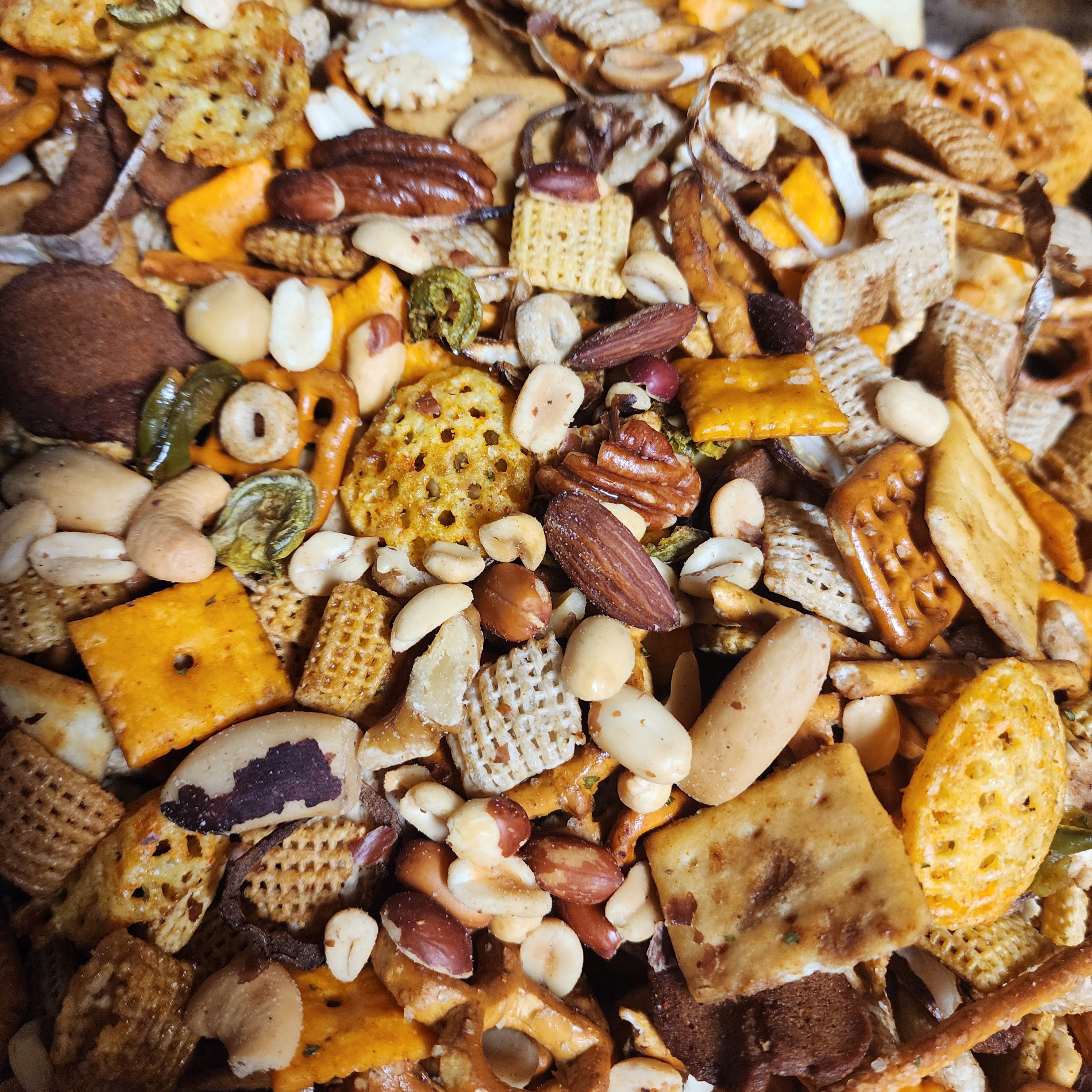 Spicy Chex Snack Mix: Loaded Flavor, Party Food (8 Cups) - Etsy