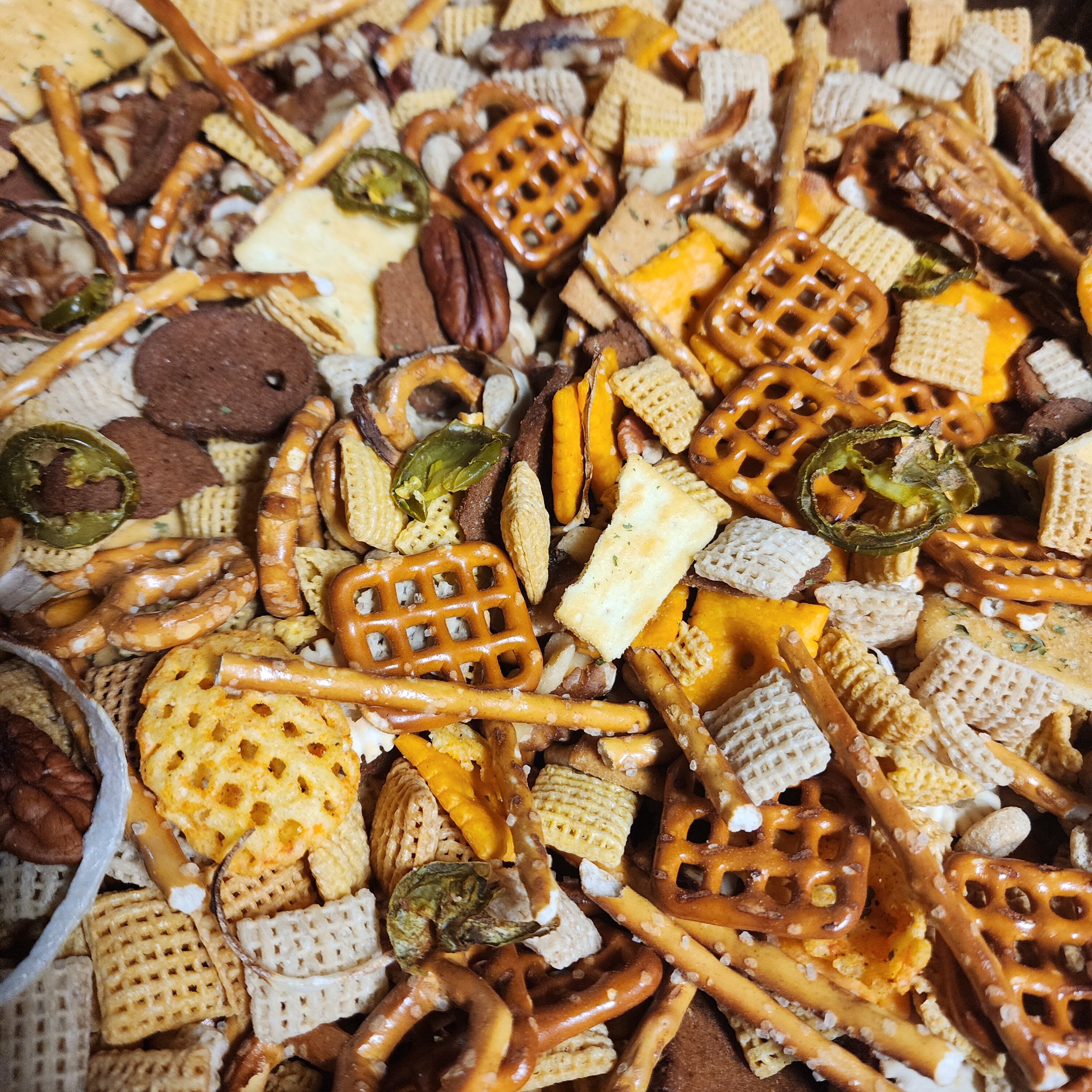 Spicy Chex Snack Mix: Loaded Flavor, Party Food (8 Cups) - Etsy