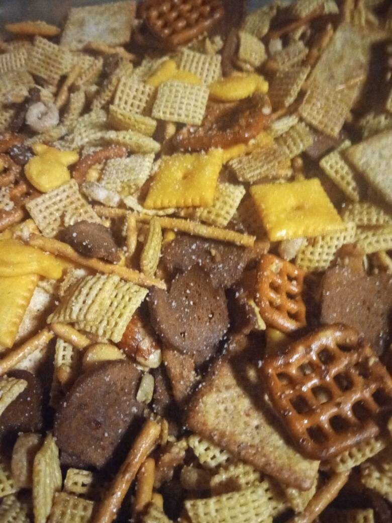 Chex Mix-snack Mix With Nuts, Smoked Onion and Jalapeno Flavor. Party ...