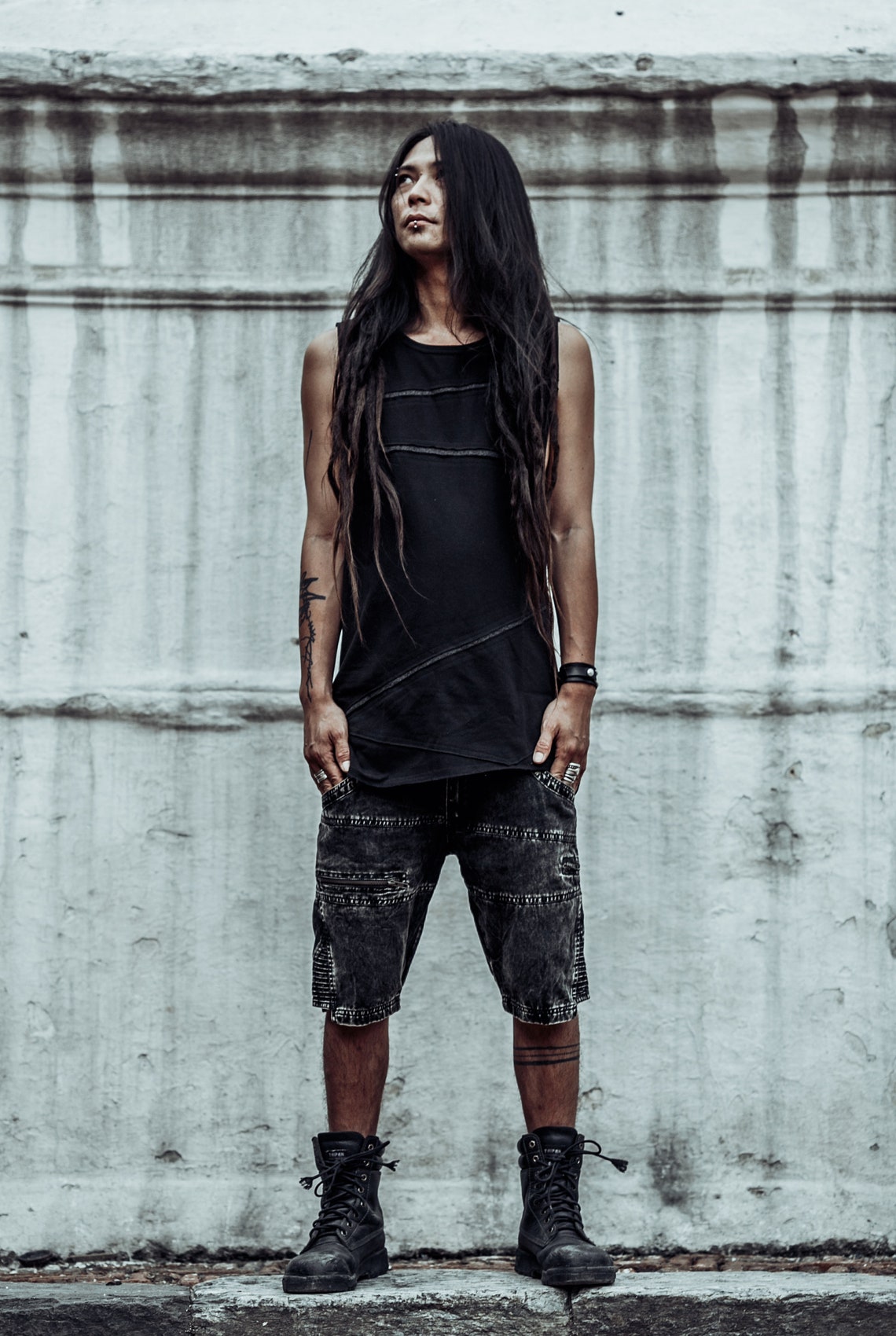 Ripple Shorts~streetwear~men Goa Pants~tribal Clothing~mens Hippie ...